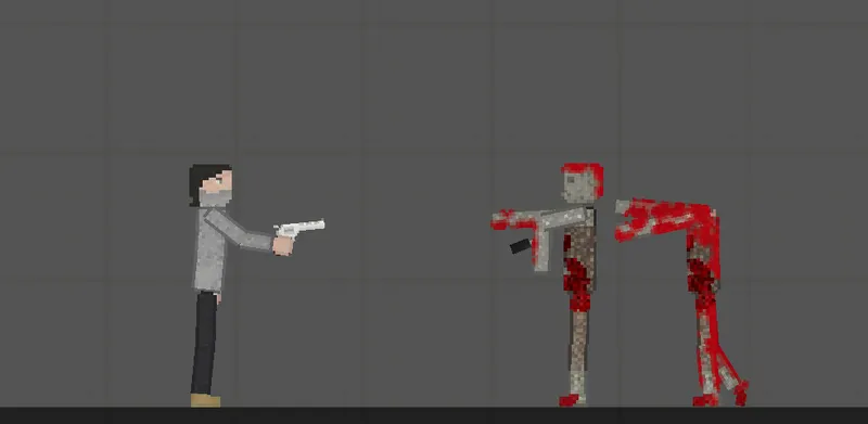 Beard Rick Grimes & His Revolver For Fruit Playground Mods - FsaveMods