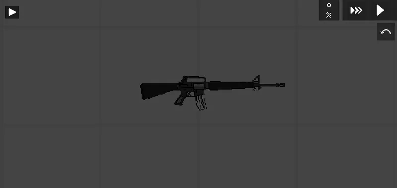 Semi fire M16 For Fruit Playground Mods - FsaveMods