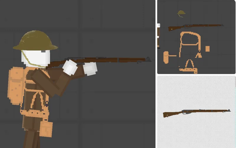 British soldier WW2 For Fruit Playground Mods - FsaveMods