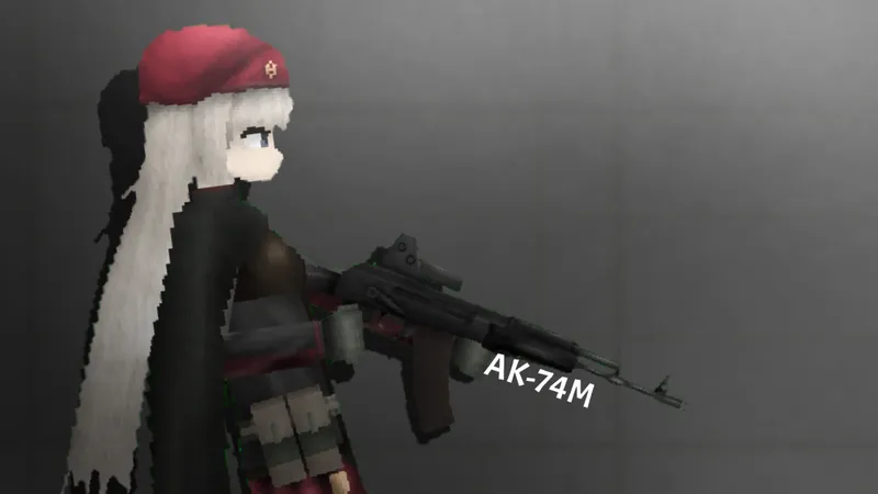 AK-74M GFL For Fruit Playground Mods - FsaveMods