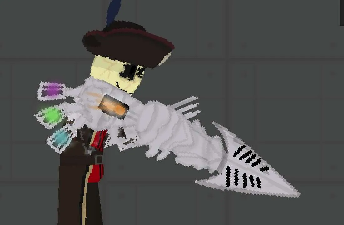 Gasharpoon John doe skin For Fruit Playground Mods - FsaveMods